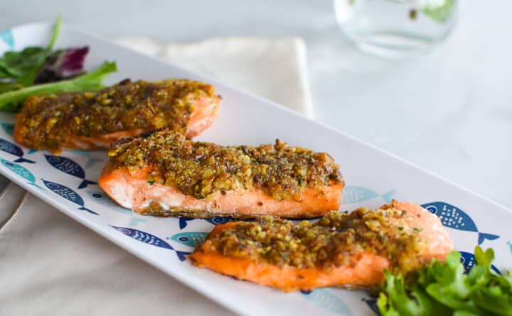Almond Crusted Salmon (Gluten-Free) Recipe | One Hungry Bunny