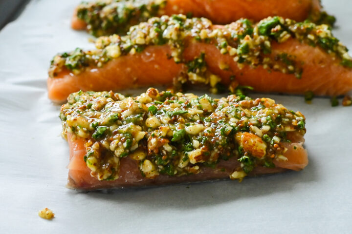 Almond Crusted Salmon (Gluten-Free) Recipe | One Hungry Bunny
