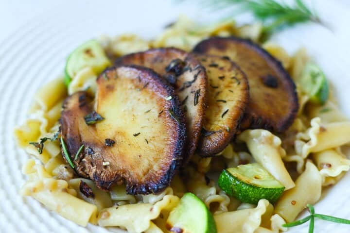 Mushroom Meat Recipe | One Hungry Bunny