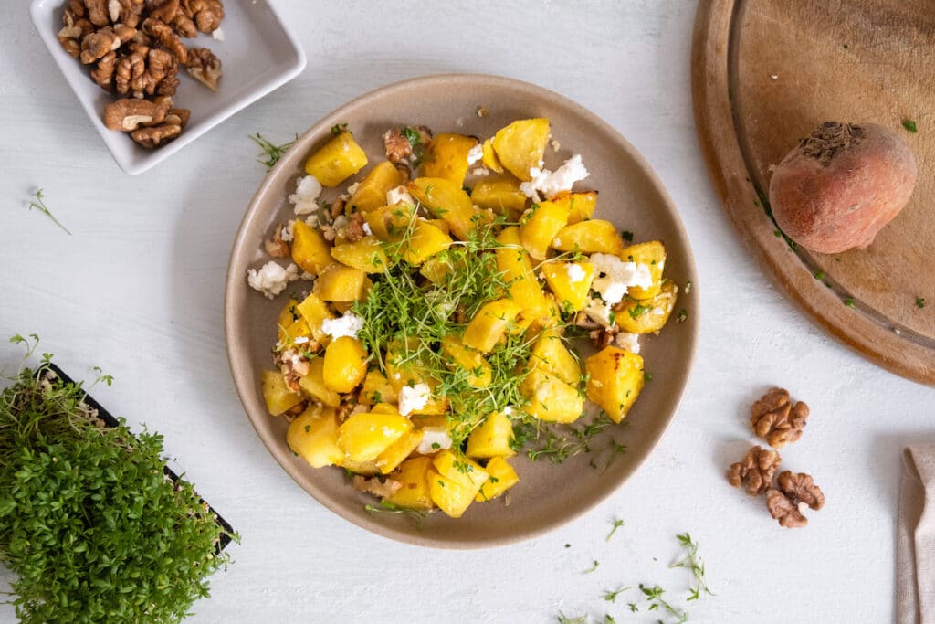 Roasted Golden Beets Recipe | One Hungry Bunny